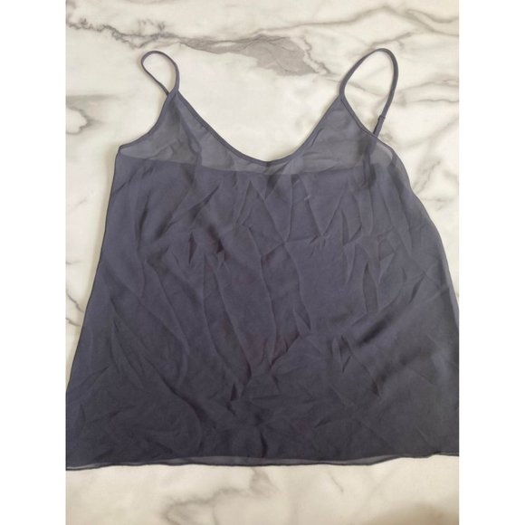 Tops | Kenneth Cole Reaction Sheer Tank Top Y2k Style Size 4 | Poshmark